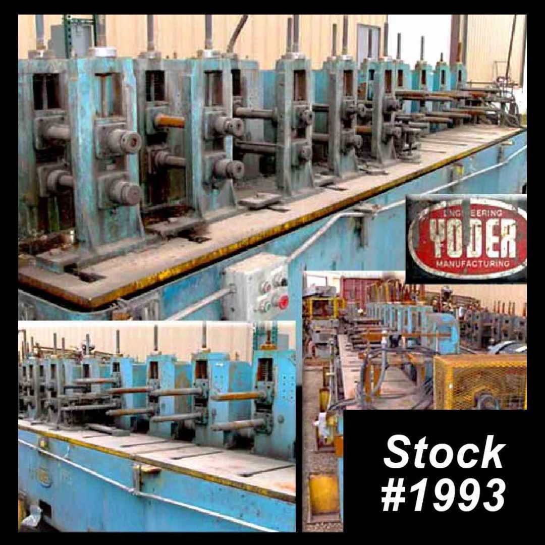10 Stand x 1-1/2″ x 8″ YODER #M1-1/2 Roll Former - Universal Tube and ...