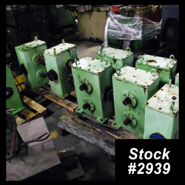 (10) YODER Gearboxes w/Universal Joints - Universal Tube and Rollform ...