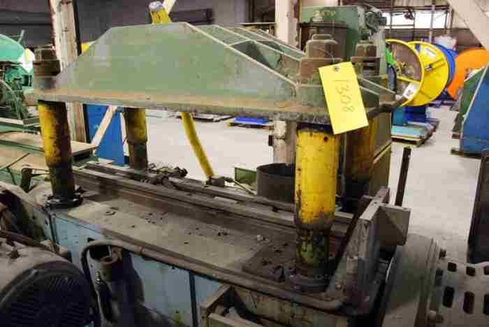 50 Ton x 4″ YODER #P-50, 4-Post Long Bed Cut-Off Press - Universal Tube ...