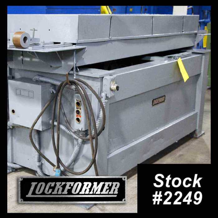 Used 10 Stand x 1-1/8" x 6" LOCKFORMER Roll former For Sale
