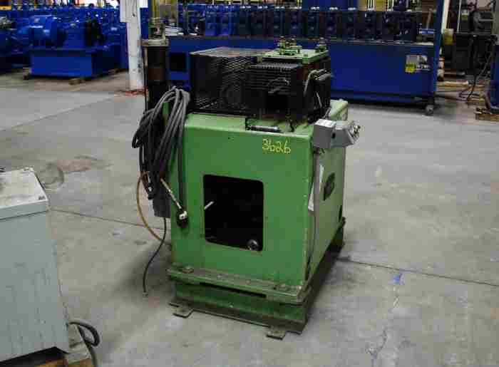 Used Coil Flattener For Sale 6" Strip Width, 5 Roll, Control Panel