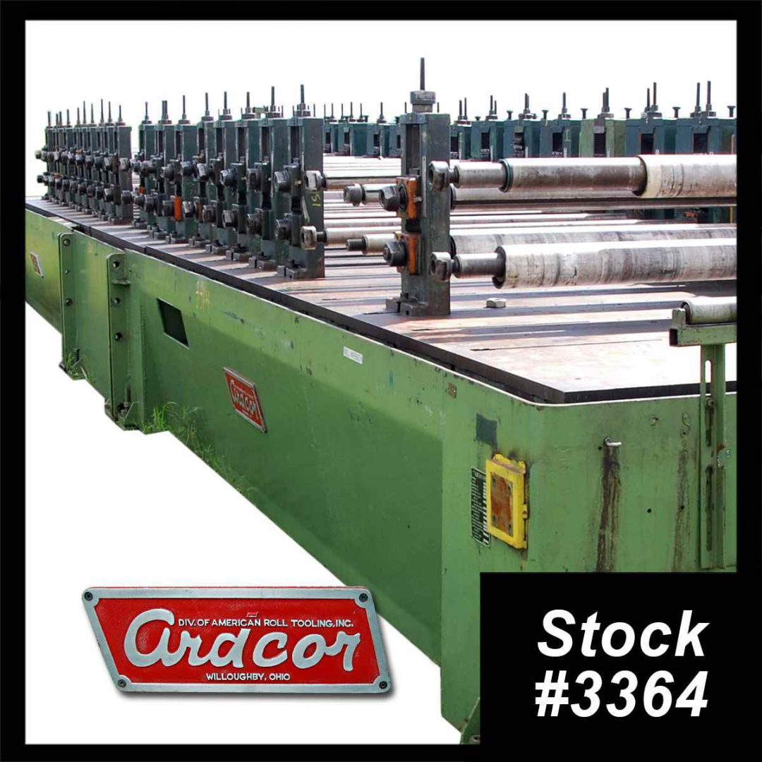 10 Stand x 1-1/2″ x 8″ YODER #M1-1/2 Roll Former - Universal Tube ...